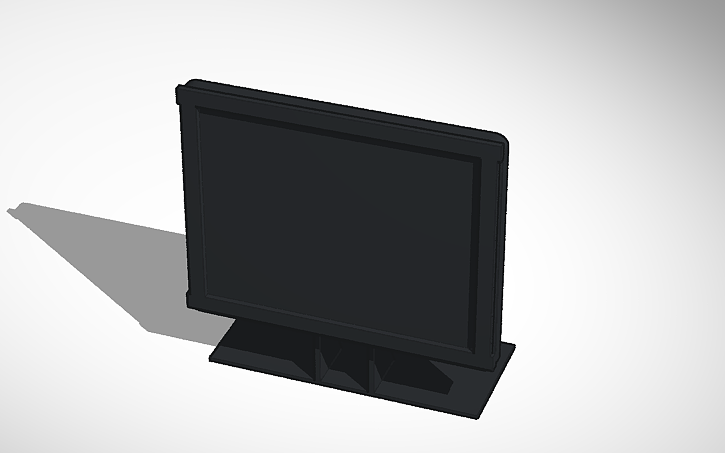 3D design monitor - Tinkercad