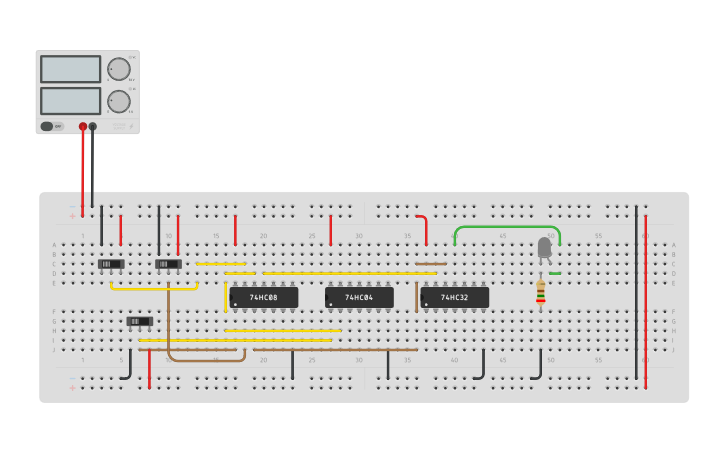 Circuit Design Multiplexer A 2 Ingressi Tinkercad