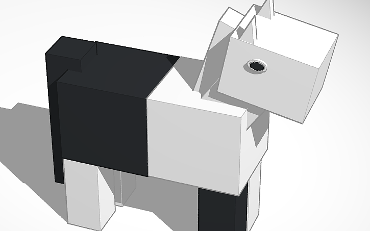 3D design Pinto Horse | Tinkercad