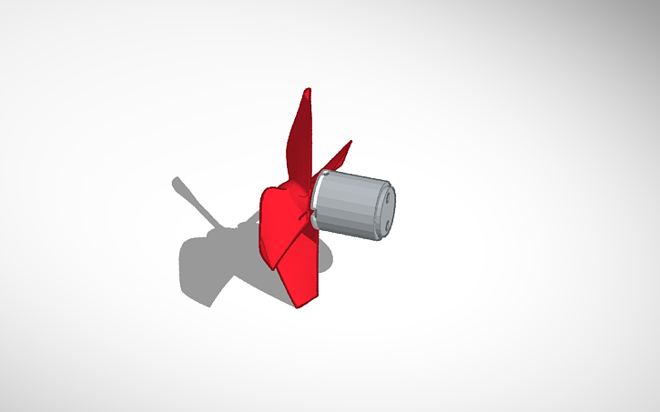 3D design DC MOTOR Wells - Tinkercad