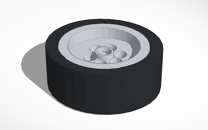 3D design wheel - Tinkercad