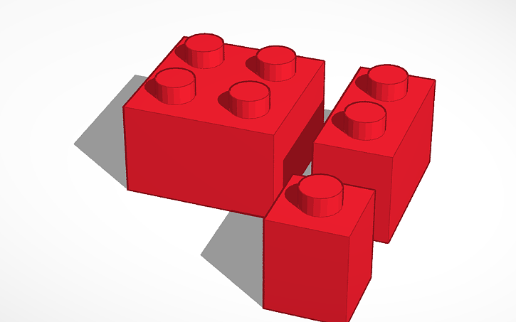3D design LEGO Bricks - Tinkercad