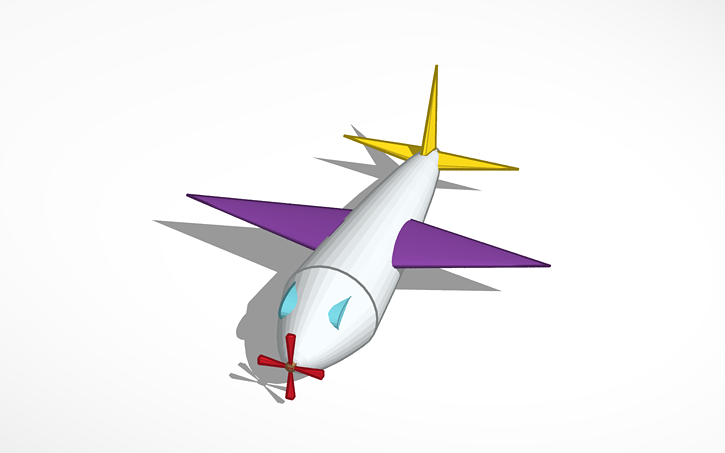 3d Design Airplane Tinkercad