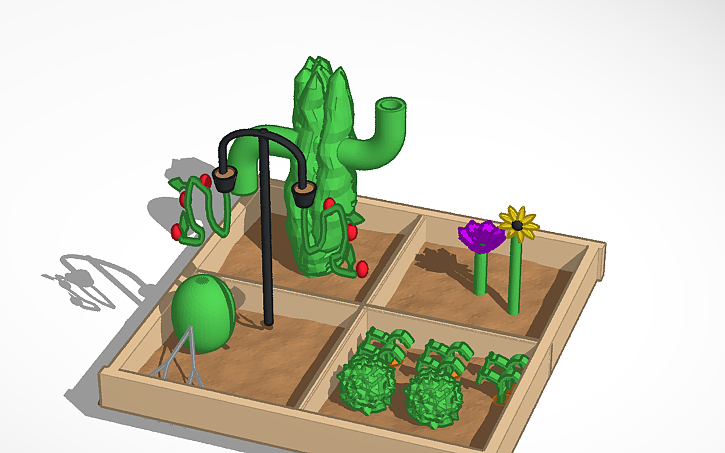 3D design Gardens - Tinkercad