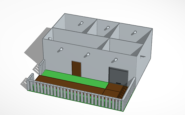 3D design Domotic House - Tinkercad 3D design Domotic House - Tinkercad