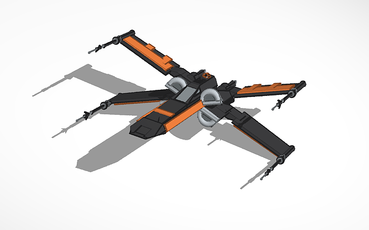 3D design X-Wing 2 | Tinkercad