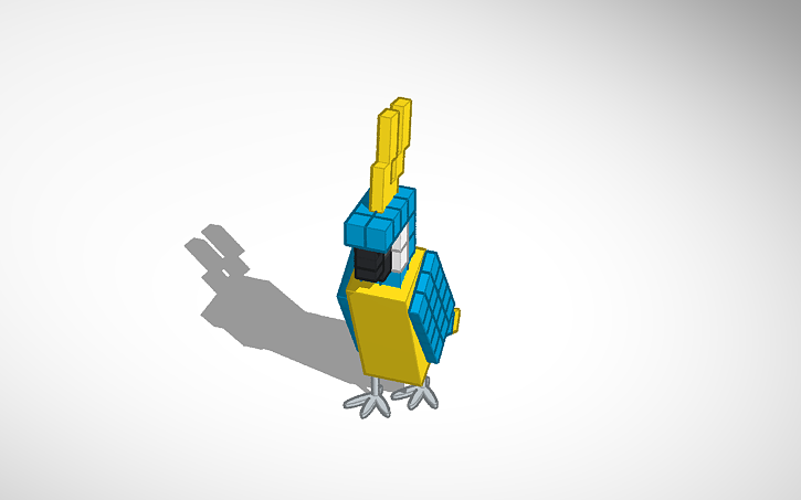 3D design Polly Parrot - Tinkercad