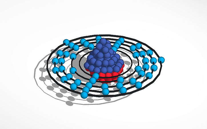 3D design Indium Model - Tinkercad