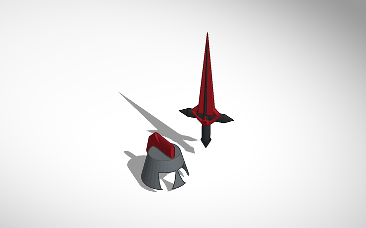 3D design Incredible Sword♠ | Tinkercad