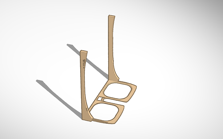 3D design glasses | Tinkercad