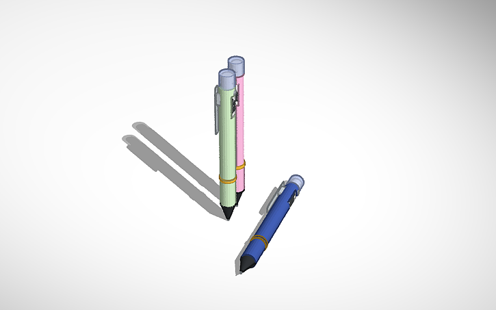 3D design Entrep 3 in 1 Pen Design Draft | Tinkercad