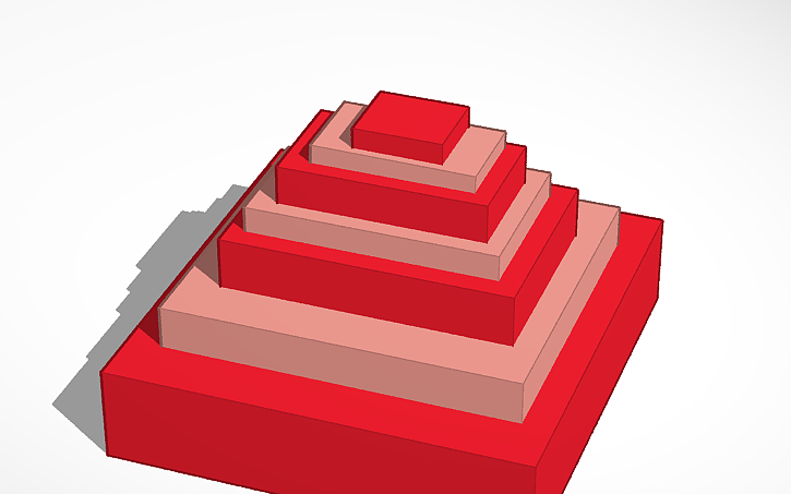 3D design pyramid - Tinkercad