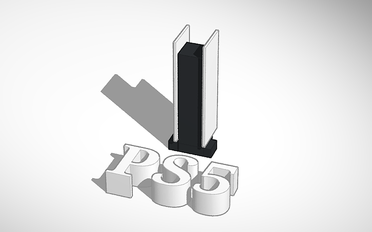 3D design PS5 - Tinkercad