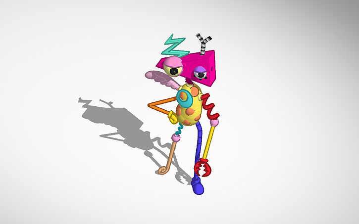 3D design Zooble [The Amazing Digital Circus] - Tinkercad