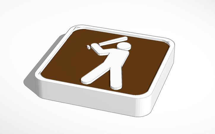 3D design Baseball - Tinkercad