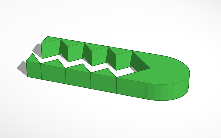 3D design Alligator clip - Tinkercad