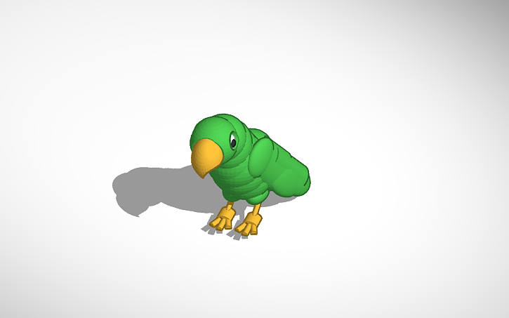 3D design Copy of Parrot - Tinkercad