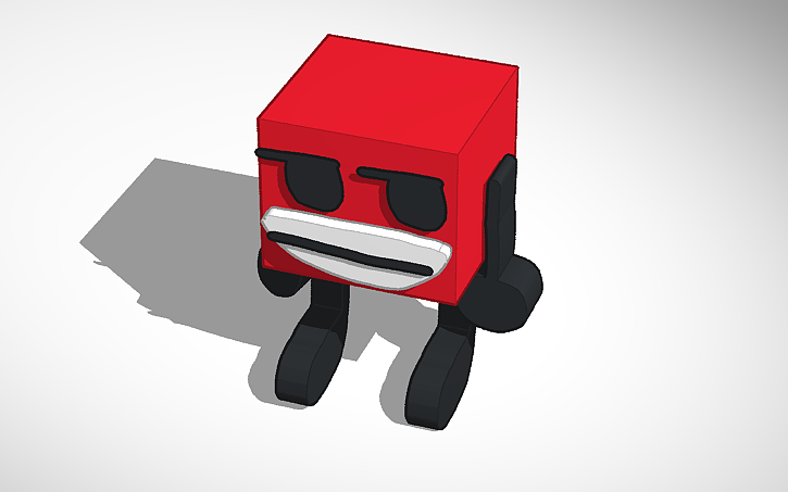 3D design Blocky 3D Model (BFDI/BFB) - Tinkercad