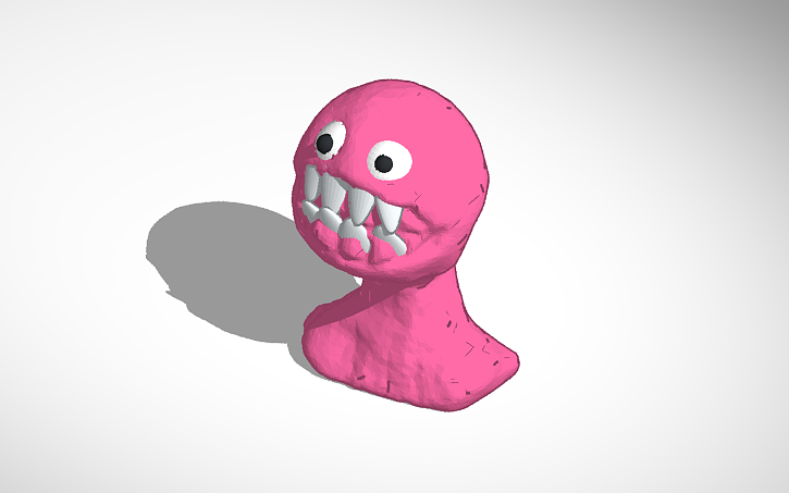 3D design Gingi monster - Tinkercad