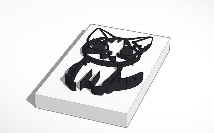 3D design cat - Tinkercad