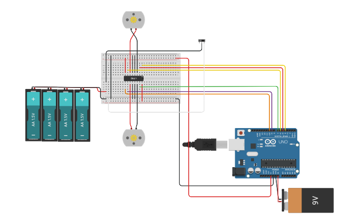 Circuit design MEC 101 Project | Tinkercad