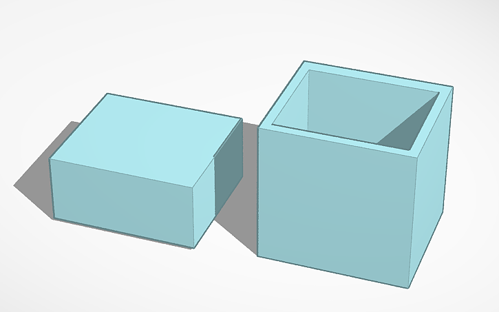 3D design Gift box - Tinkercad