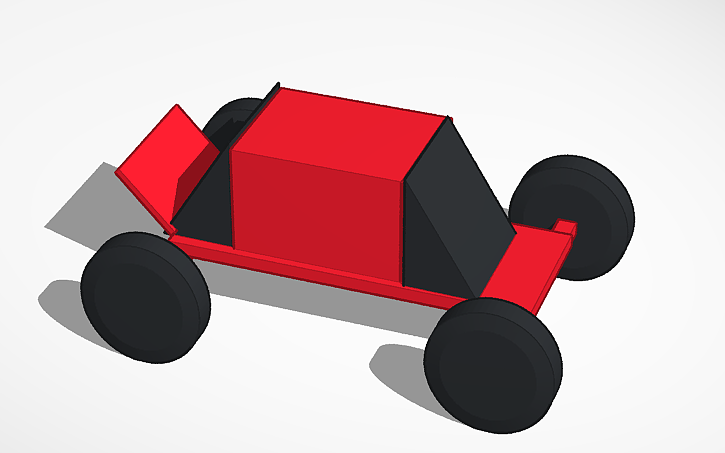 3D design Make a driving simlab car challenge - Tinkercad