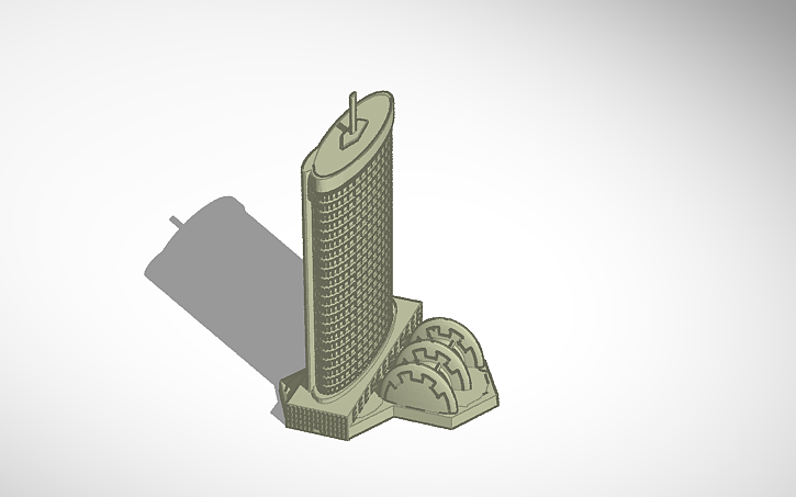 3D design V2 Tower with Generator | Tinkercad