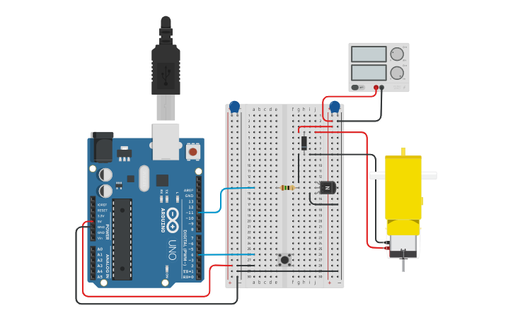 Circuit design Exam 1 | Tinkercad