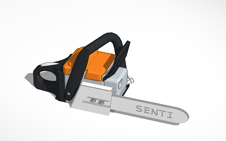 3D design Motorsäge; Chainsaw | Tinkercad
