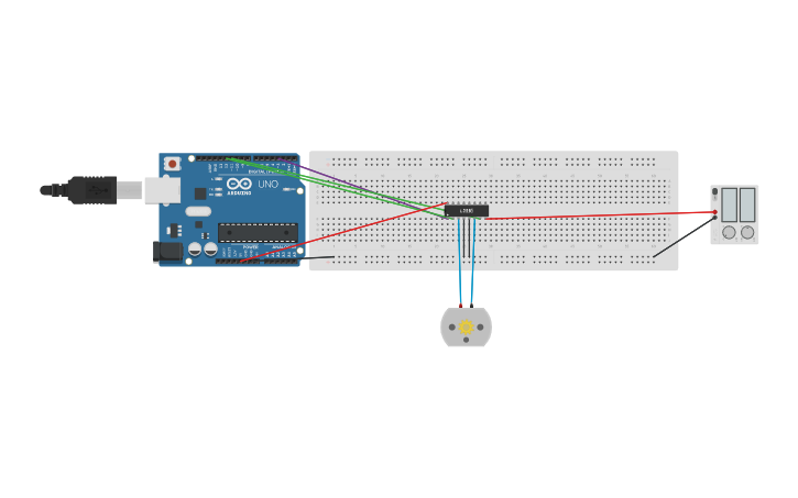 Circuit design Motordriver 2 - Tinkercad