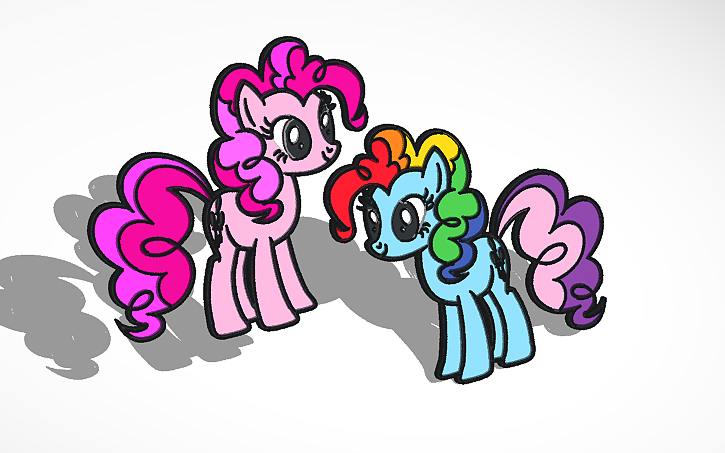 3D design My little Pony - Tinkercad
