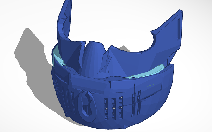 3D design !printable! airsoft mask - Tinkercad