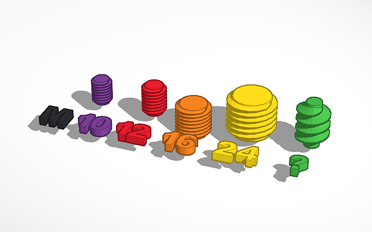 3D Design Copy Of Screw Threads Tinkercad 3D Design Copy Of Screw Threads Tinkercad