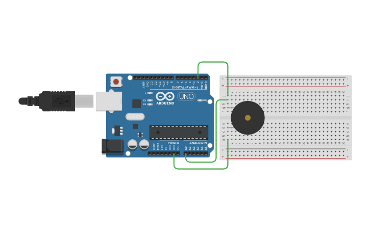 Circuit design Random Sound Generator - Tinkercad