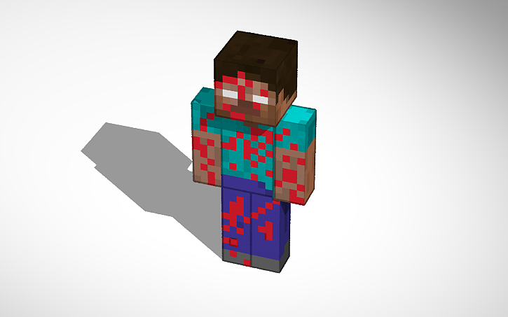 3D design MINECRAFT HEROBRINE ^﹏^ - Tinkercad