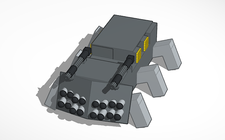 3D design Battle Bot 2 (Custom) | Tinkercad