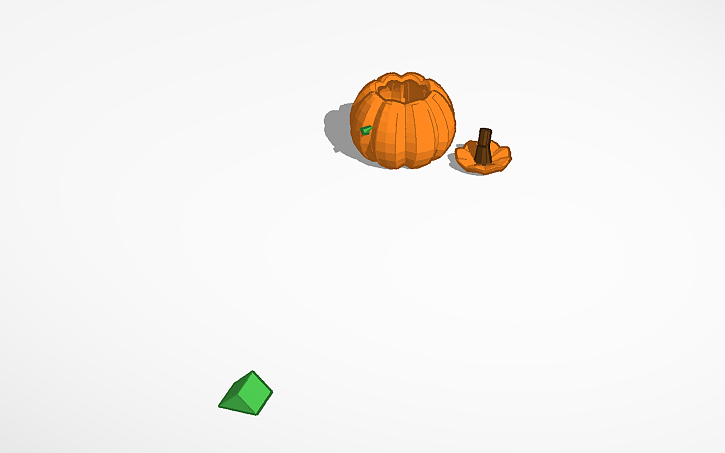 3D design Pumpkin - Tinkercad