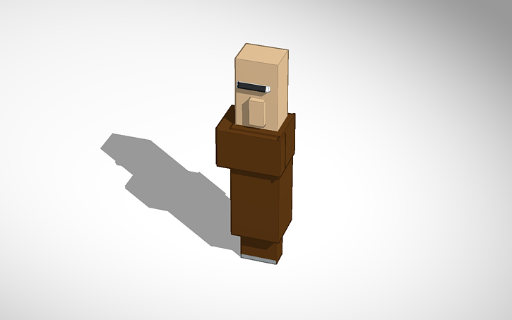 3D design Mc Villager - Tinkercad
