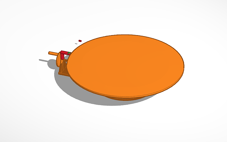 3D design Turntable for 3D Scanning - Tinkercad