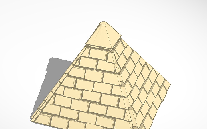 3D design pyramids - Tinkercad