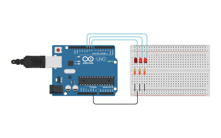 Circuit design Curso de Arduino Aula 12 | Tinkercad