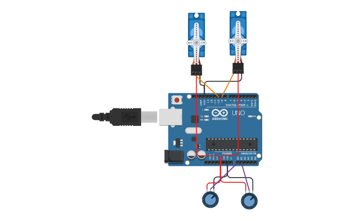 Circuit design TP2 Punto 1 | Tinkercad