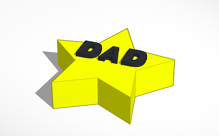 3D design Fathers Day - Tinkercad