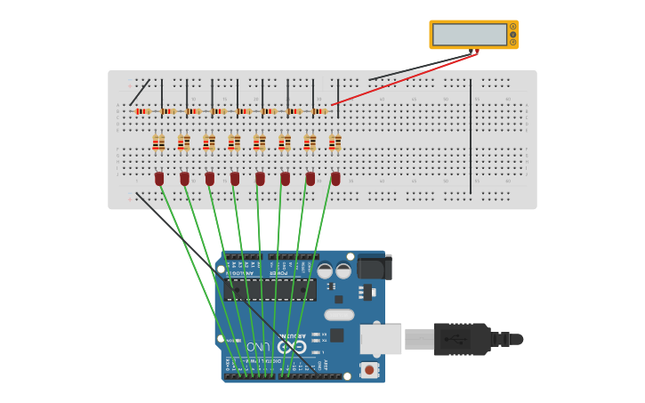 Circuit Design R 2r Dac Tinkercad
