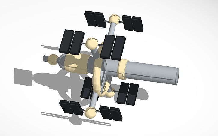 3D design Space Station - Tinkercad