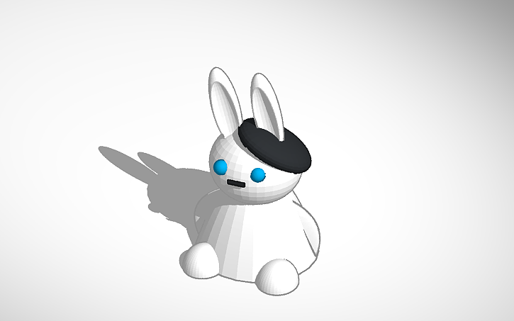 3D design bunny - Tinkercad