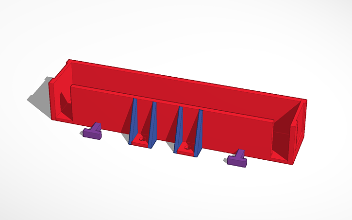 3D design mst fxx-d vertical full rear battery tray | Tinkercad