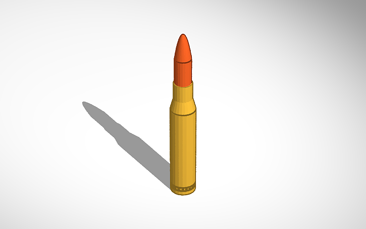 3D design 50 Cal - Tinkercad