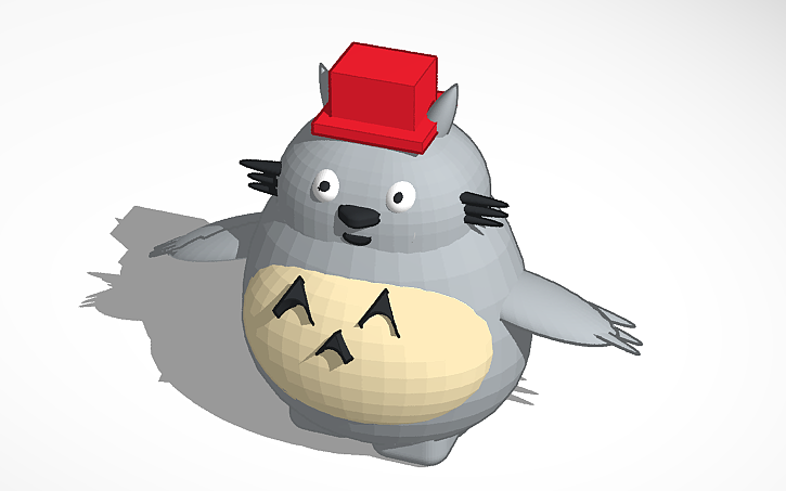 3D design Copy of totoro | Tinkercad